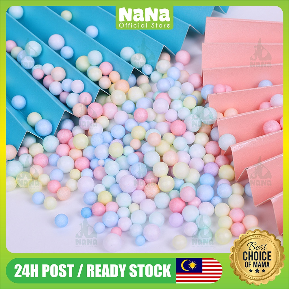 NANA Gift Box Foam Ball Colorful Kotak Hadiah Birthday Suprise Present ...