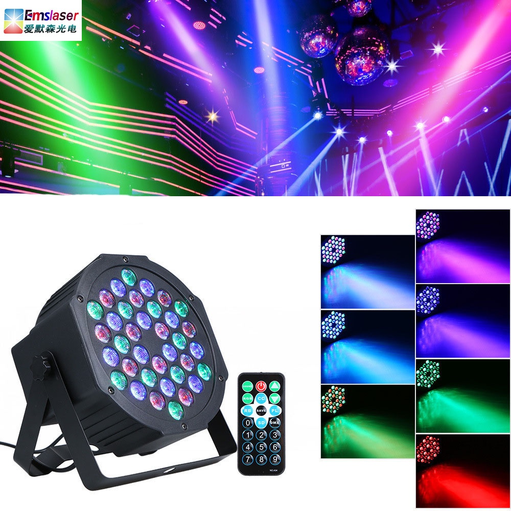 Reflector Cannon 36 Leds Rgb dmx Light Set Lighting Dj Bivolt 50/60hz ...
