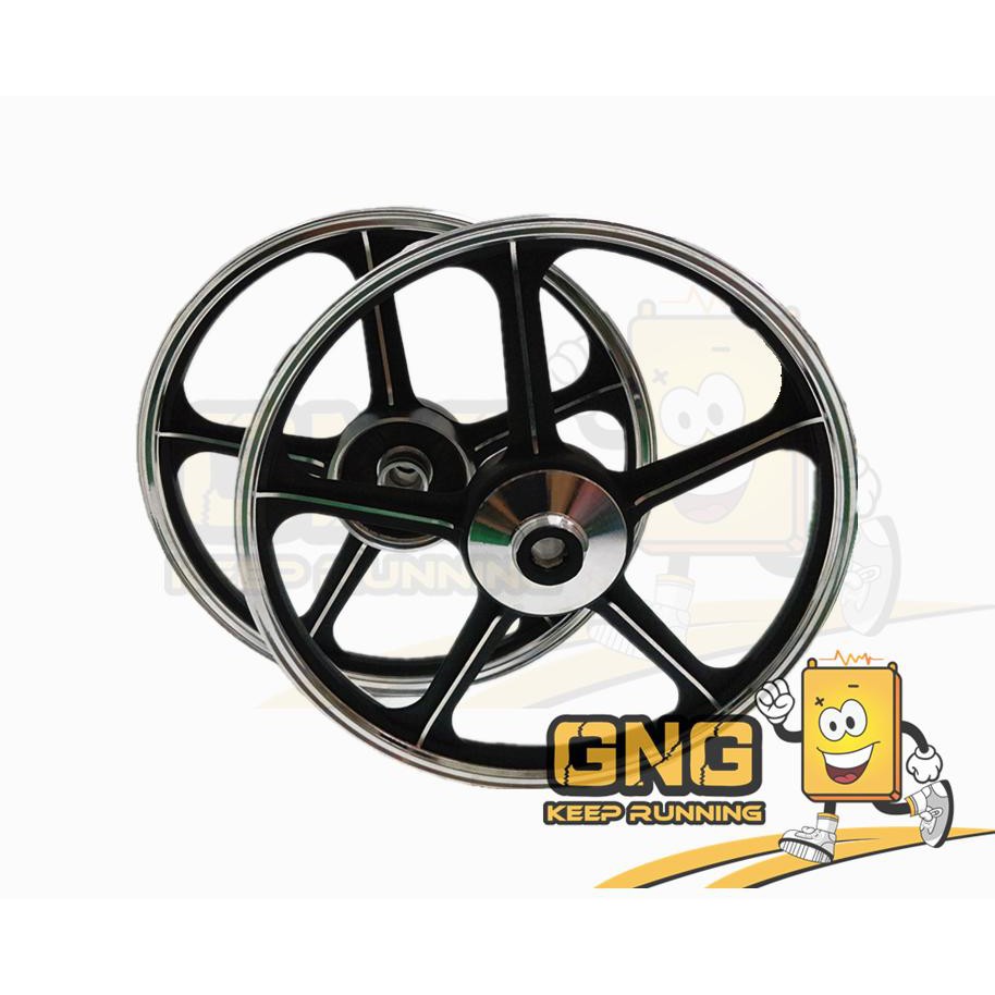 KAYAMA HONDA WAVE100 SPORT RIM BLACK -GTO 22 (5 LEGS) | Shopee Malaysia