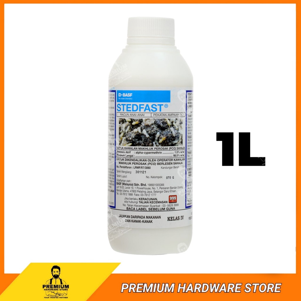1L ODOURLESS Stedfast Racun anai anai tak berbau/pest control/termites ...