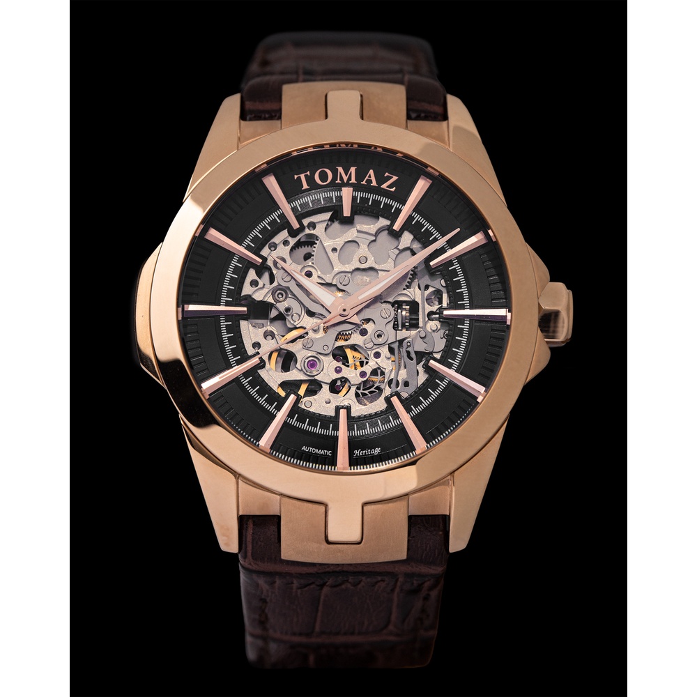 TOMAZ SKELETON TW003-D2 (Rosegold/Black) | Shopee Malaysia