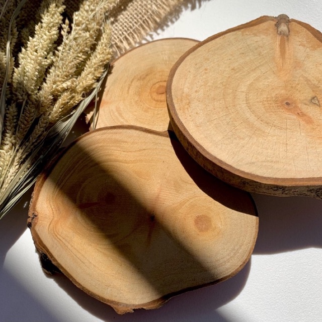 KAYU Wooden coasters wooden coasters mahogany wood coasters aesthetic ...