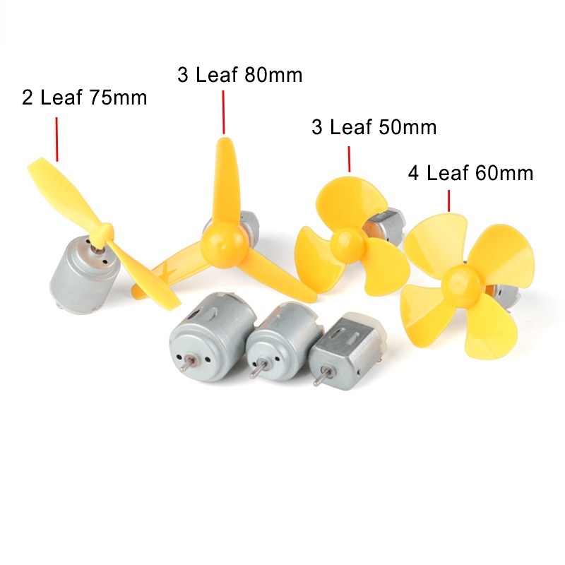 130 140 260 Mini Micro DC Motor/Propeller for DIY Toys Hobbies ...
