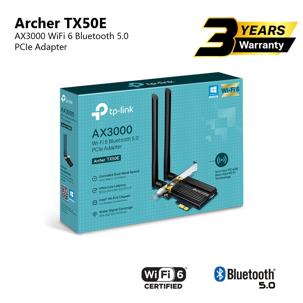 TP-Link Archer TX50E AX3000 PCIe WiFi Adapter | Shopee Malaysia