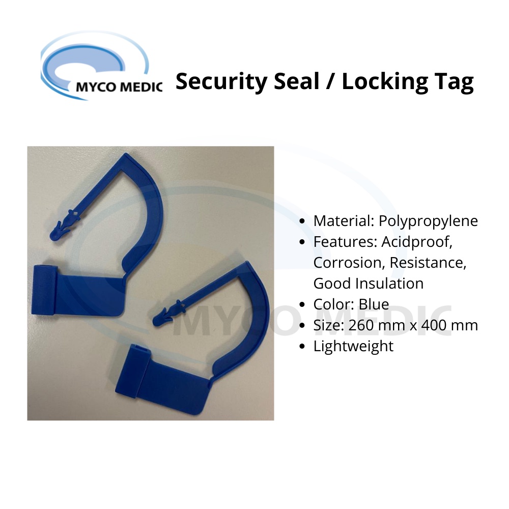 50 PCS PLASTIC SECURITY SEAL | LOCKING TAG | PADLOCK | DISPOSABLE ...