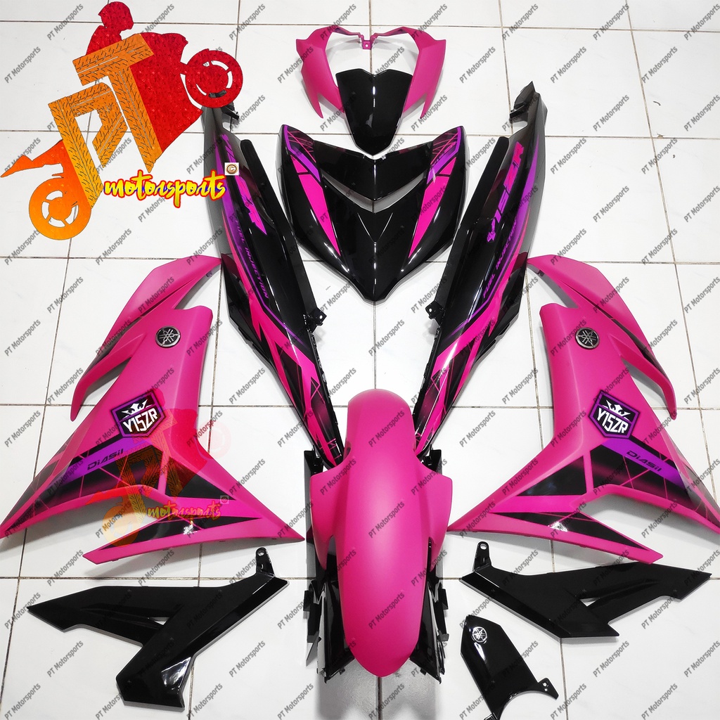 Yamaha Y15ZR Y15 V1 V2 Cover Set 150 Exciter Kings 2021 Matt Pink Kilat ...