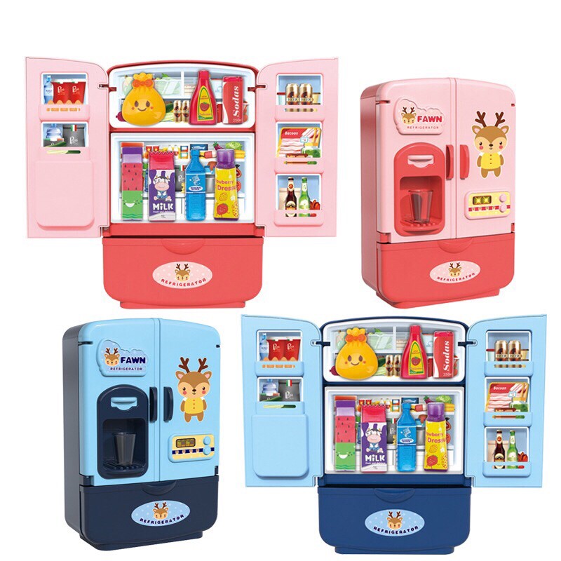 Peti Ais Mainan Kanak Kanak mini refrigerator toy/kitchen playset ...