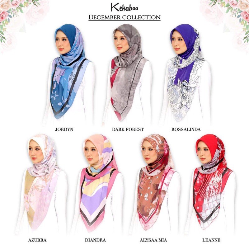Readystock! TUDUNG BAWAL KEKABOO DECEMBER 2020 COLLECTION | Shopee Malaysia