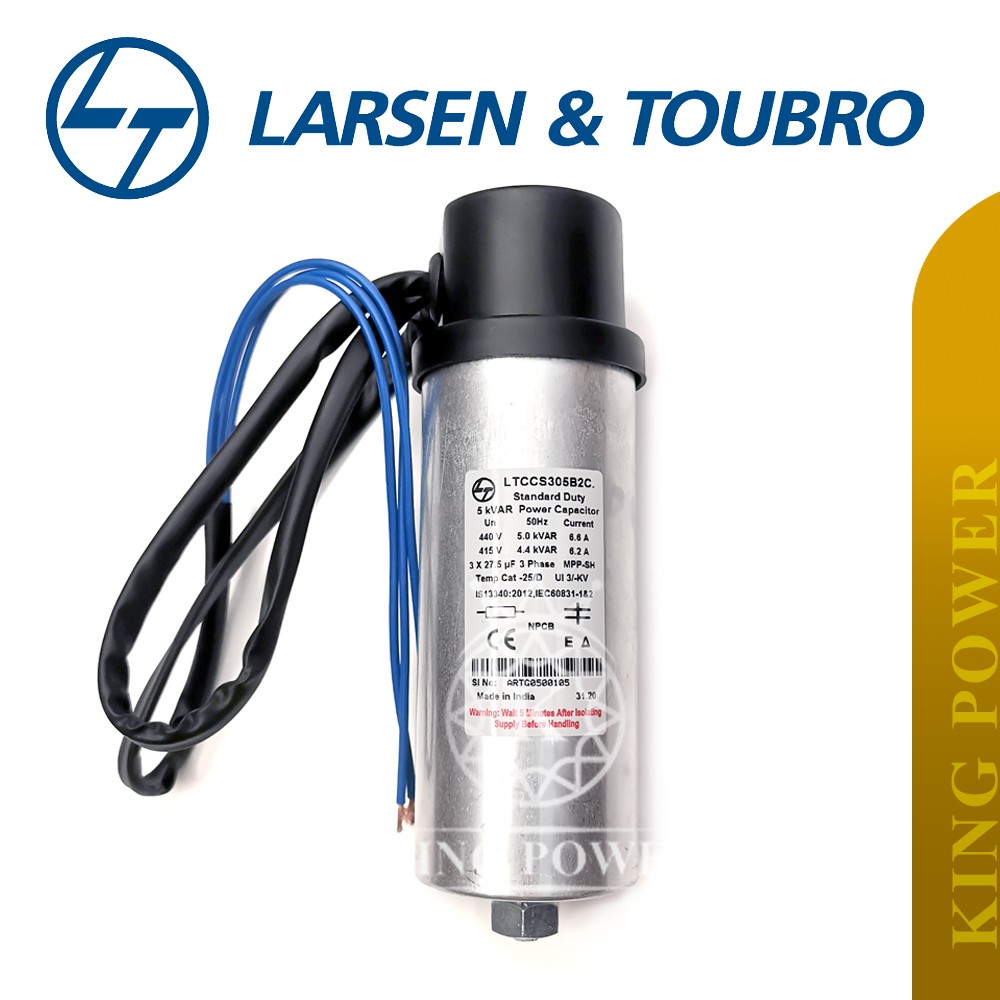 Larsen & Toubro 5KVAR 440 VAC Power Capacitor Bank with Cable | Shopee Malaysia