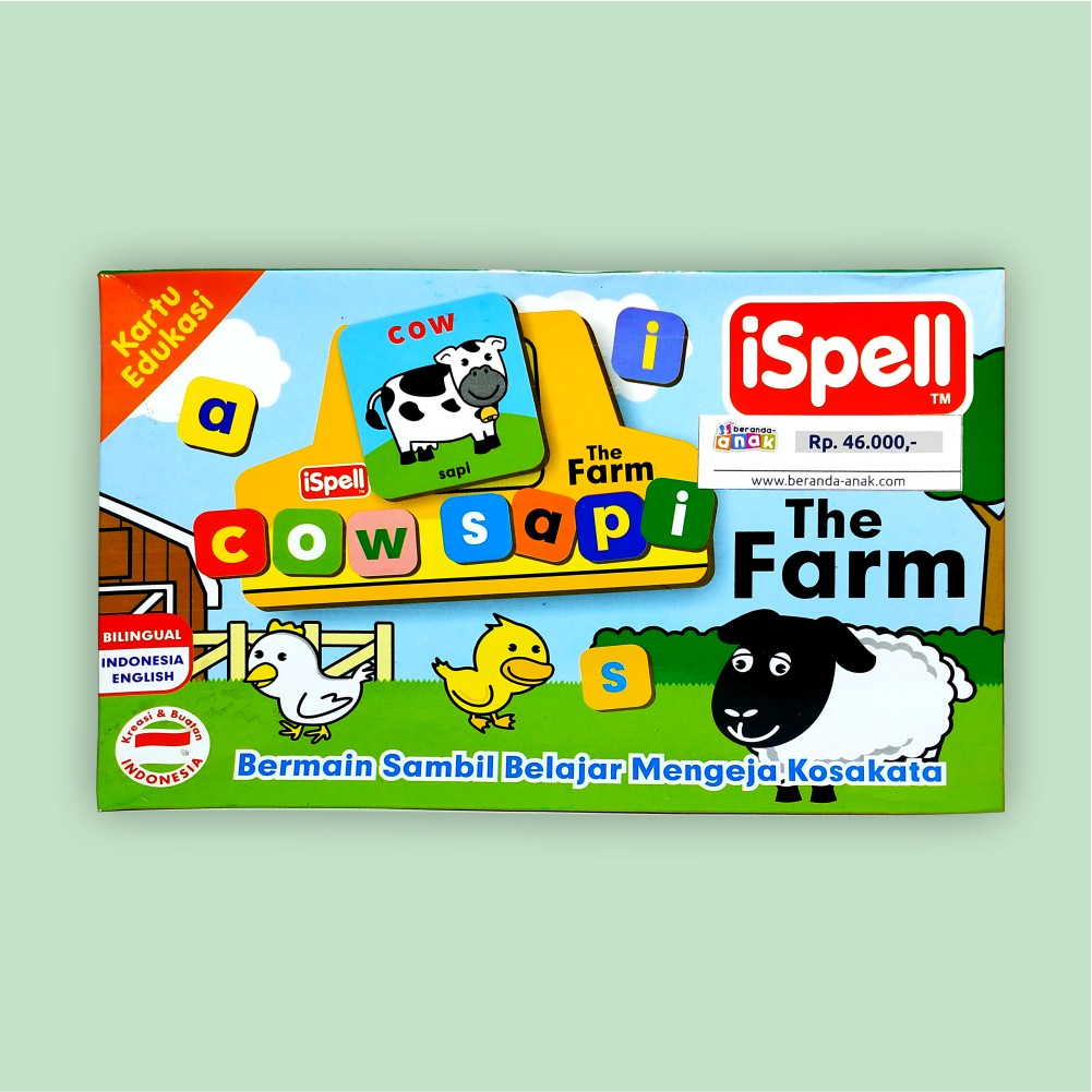Flash Cards (Educational Cards) Ispell The Farm Toddlers, Preschool, Kindergarten | Shopee Malaysia
