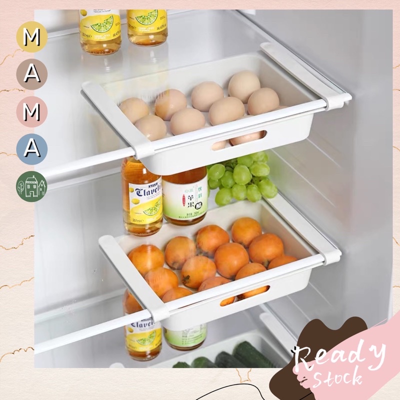 Fridge Hanging Basket Storage Food Fruits Vegetables Meat Storage Box ...
