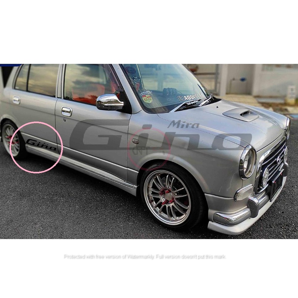 CFS138 GINO Daihatsu Perodua Kelisa Mira L7 Classic side sticker logo ...