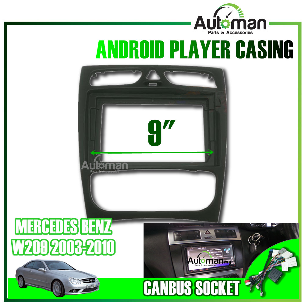 Casing Android Mercedes-Benz W209 2002 - 2004 Dashboard Audio Android ...
