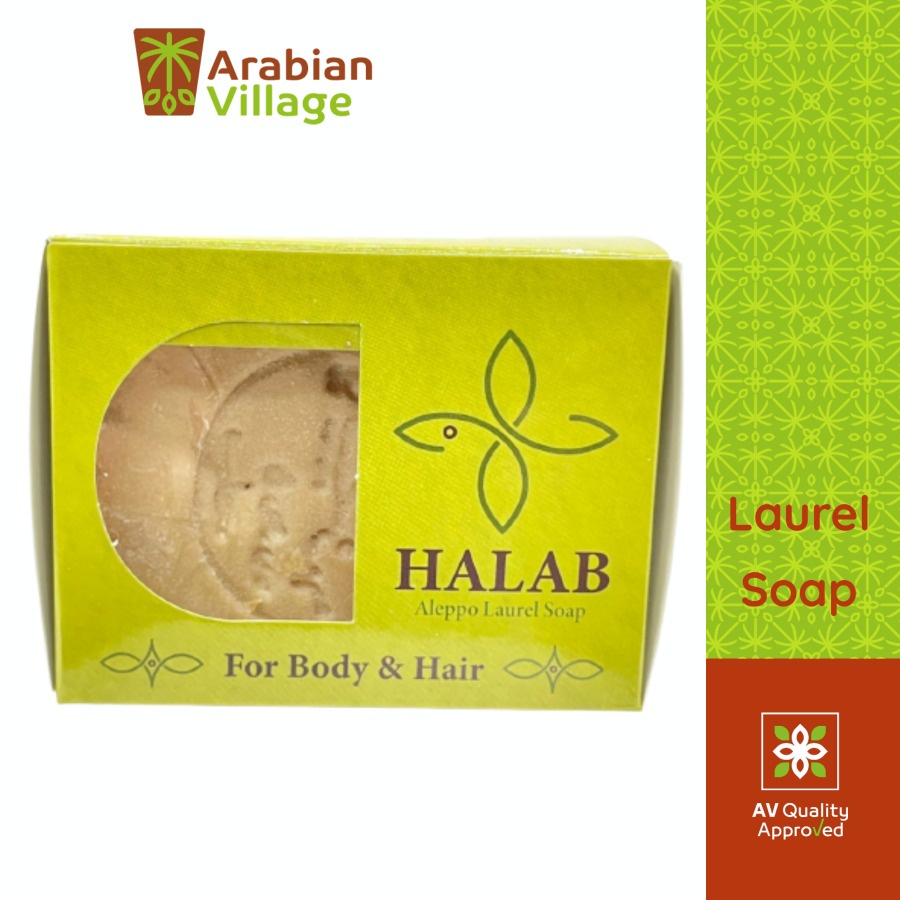 Halab Laurel Soap ( Sabun Ghar ) Aleppo Soap Ghar Sabun 180 GM ∓ ...