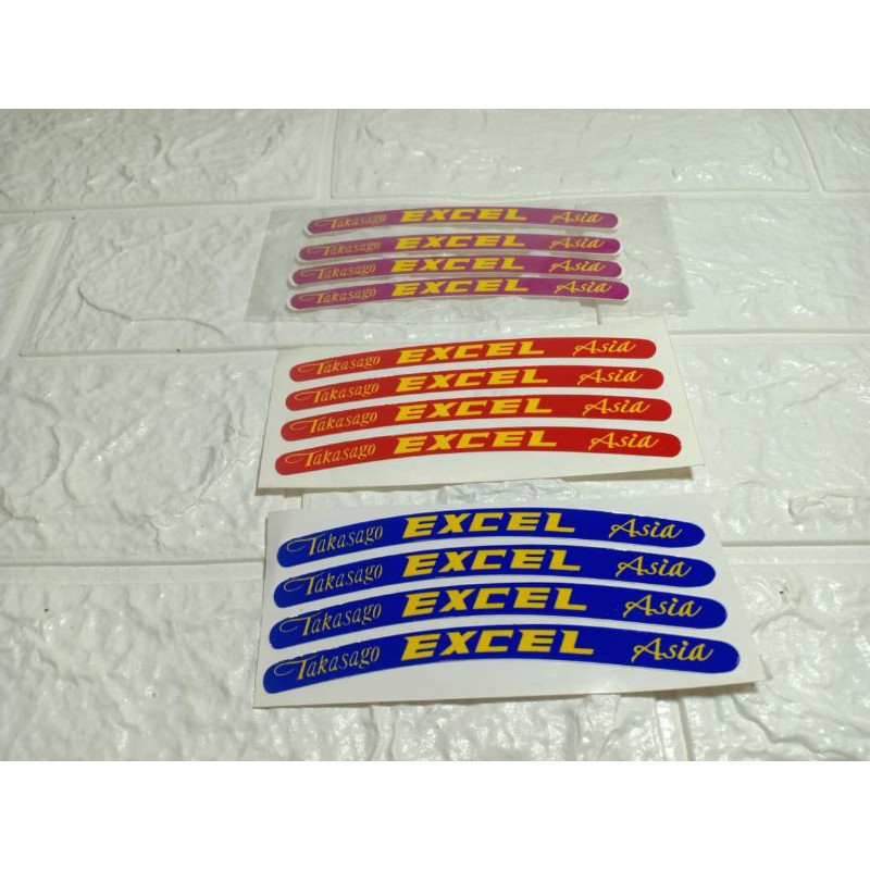 Takasago Excel Wheel Stickers | Shopee Malaysia