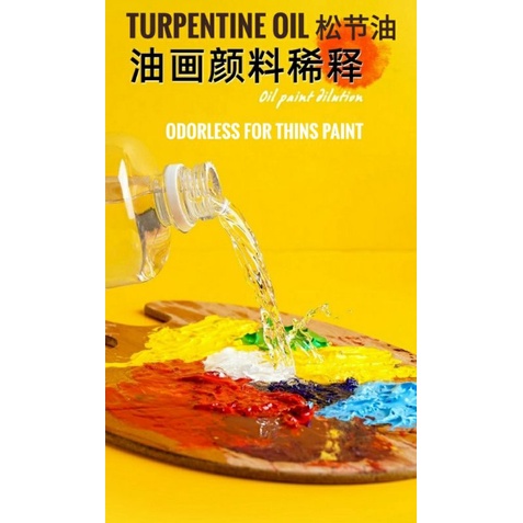 Odorless / Odourless Turpentine Oil [Cleaning to thinning oil based ...