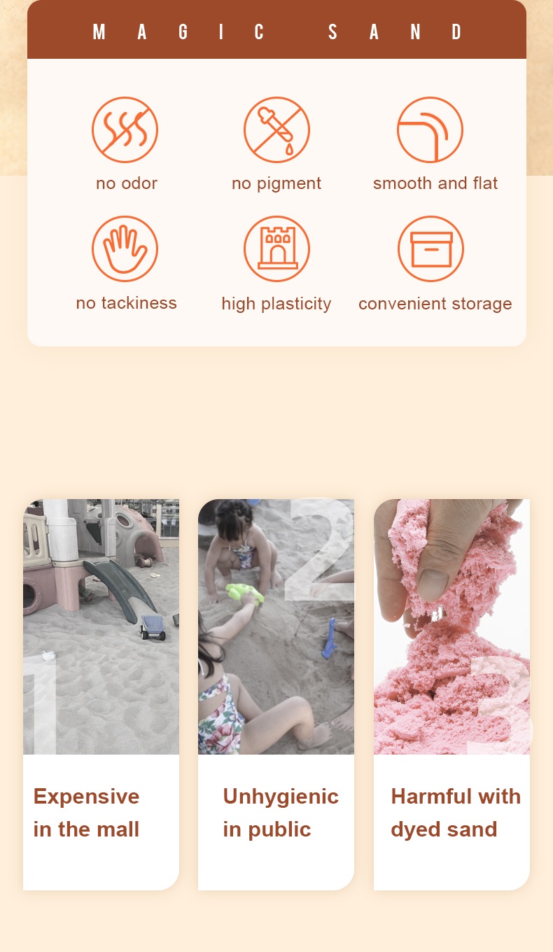 Mideer Magic Sand Play Set Sand With 25 Accessories (2kg) | Shopee Malaysia