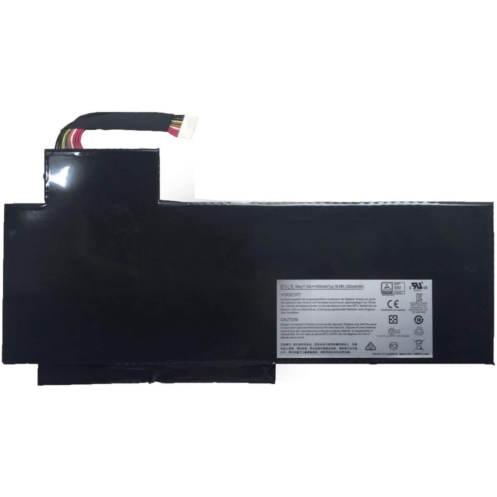 MSI GS62 GS70 GS72 MS-1771 XMG C703 BTY-L76 Laptop Battery | Shopee ...