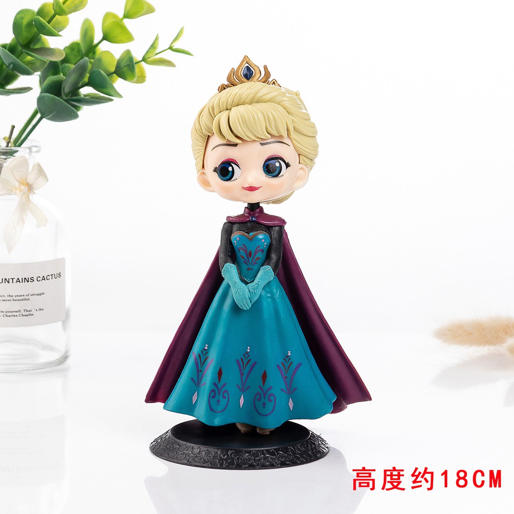 Solid Cake Figurines Topper Decoration Frozen Elsa Anna Frozen 2 ...