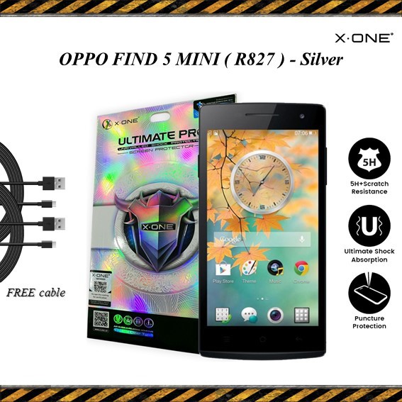 Oppo Find 5 Mini ( R827 ) X-One Ultimate Pro Screen Protector (FREE ...