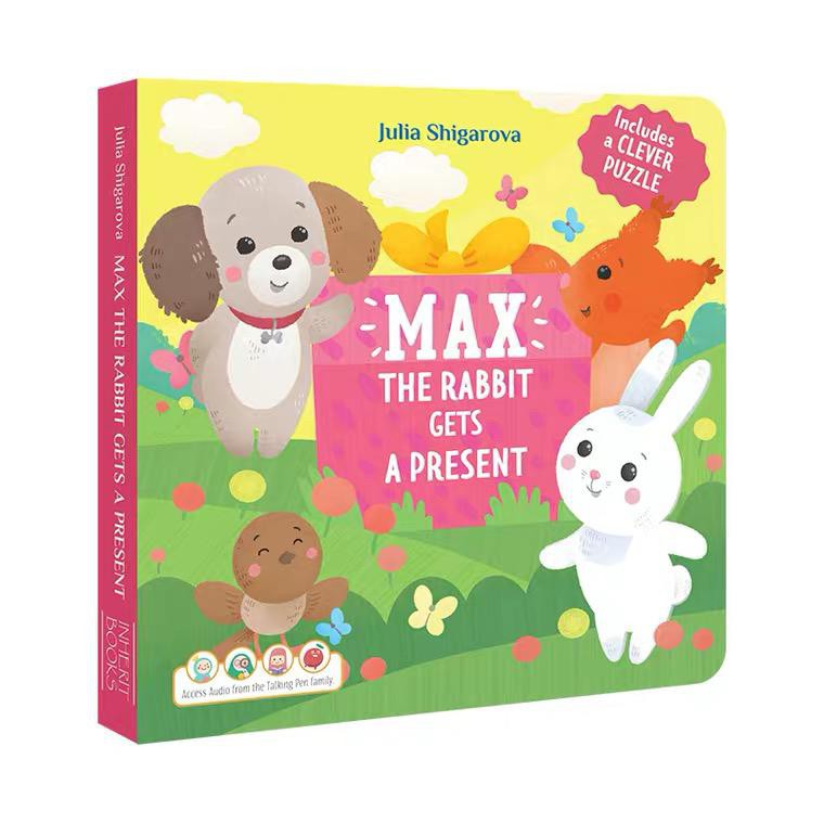 Max The Rabbit Clever Puzzle Story Book Includes a Clever Puzzle Board ...