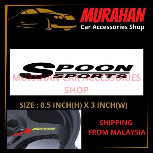 [ High Grade ]Spoon Sport Rim Sticker Myvi Proton Perodua honda toyota ...