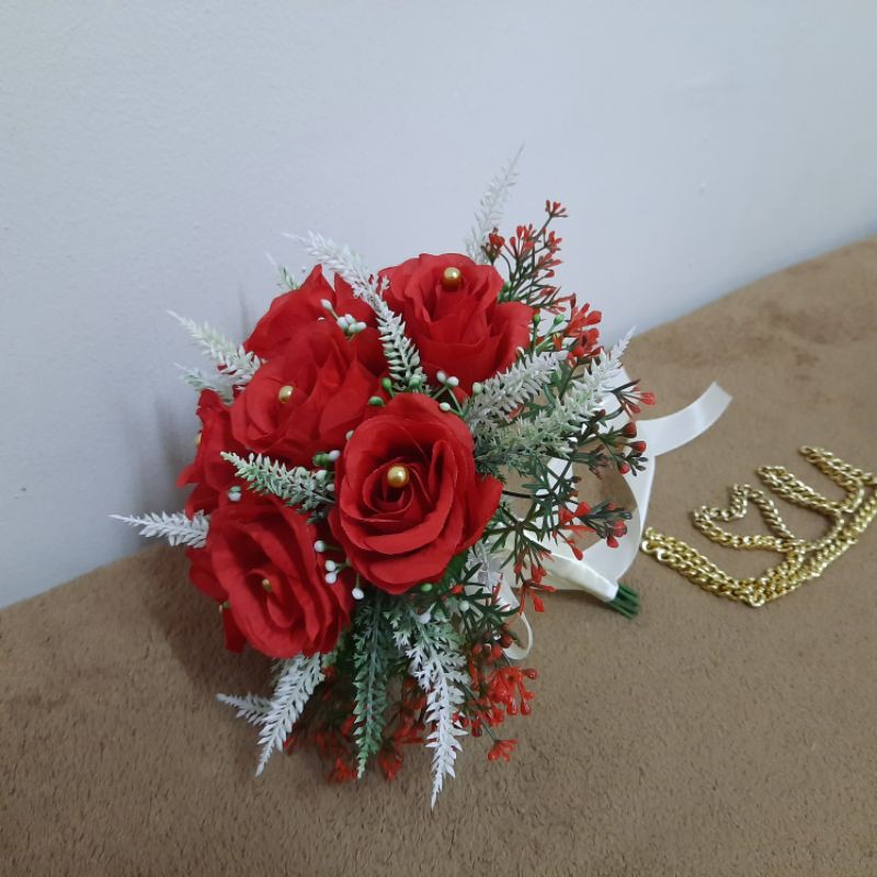 Ready stock Bunga tangan murah| Red rose bouquet | hand bouquet ...
