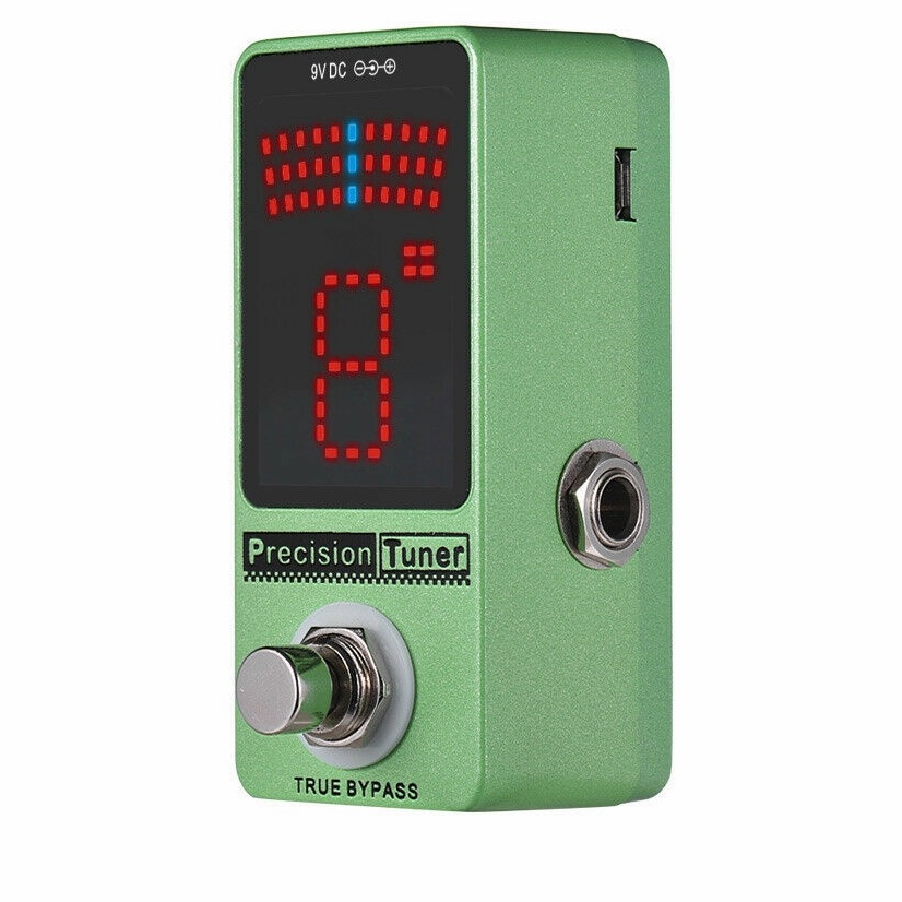 Precision Tuner Effect Pedal For Chronmatic Guitar Bass True Bypass LED ...
