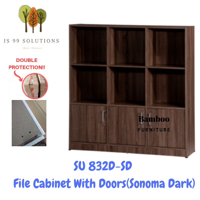 DIY 书橱/收纳橱 9 Compartment File Cabinet with door lock/Storage Filing ...