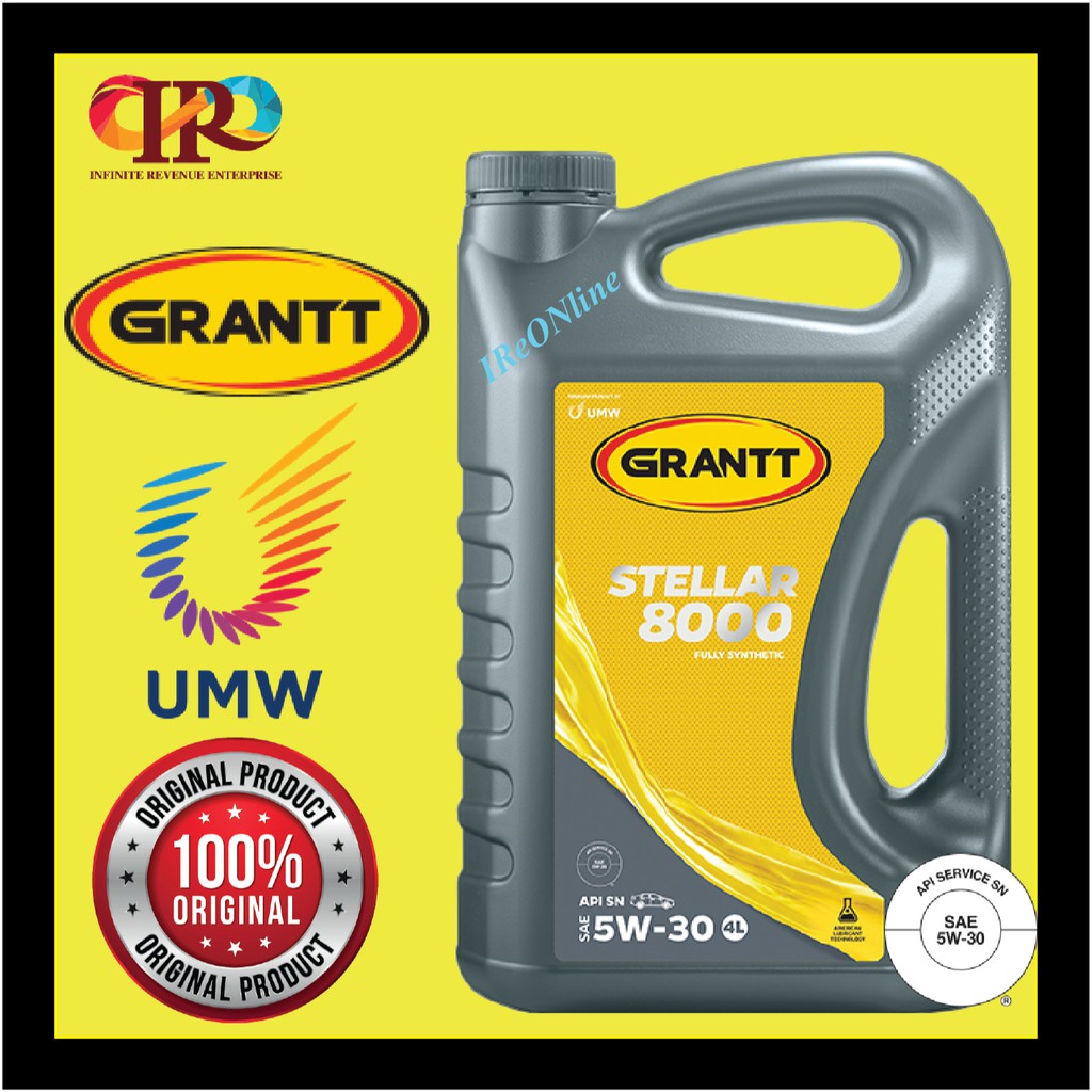 🎁🎁🎁[FREE GIFT WHILE STOCK LAST] GRANTT SAE 5W-30 FULLY SYNTHETIC ...