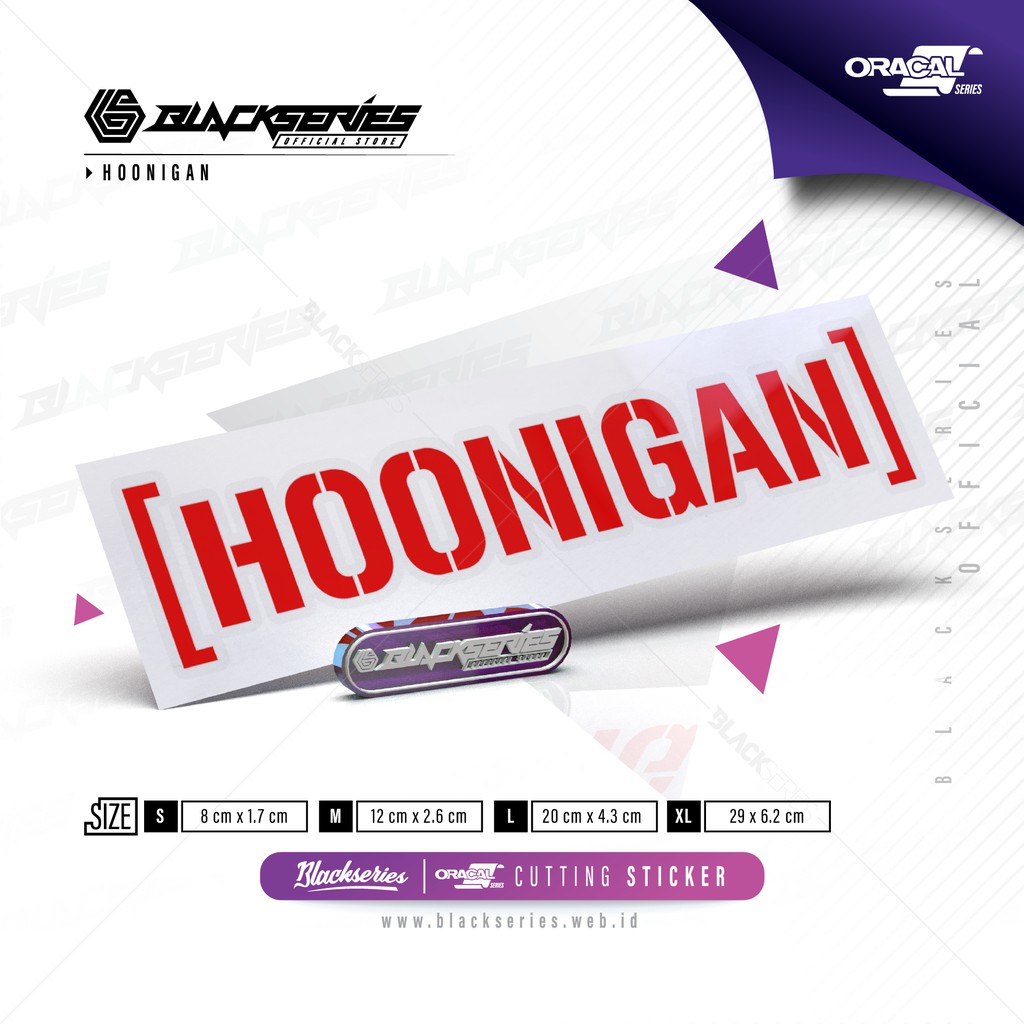 Hoonigan Stickers | Hoonigan Sticker Cutting | Shopee Malaysia