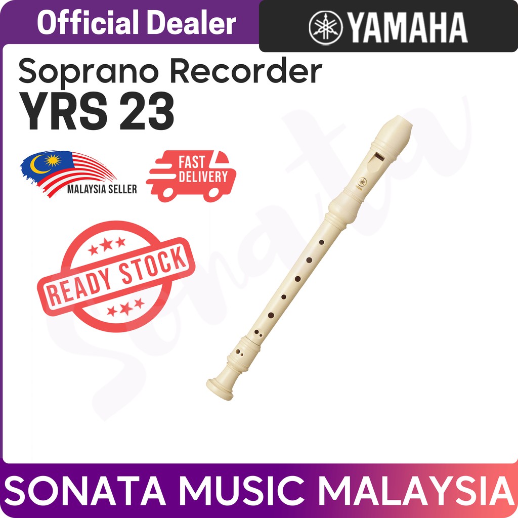 YAMAHA Soprano YRS-23 Recorder / Descant C KEY(YRS 23/ YRS23) | Shopee ...