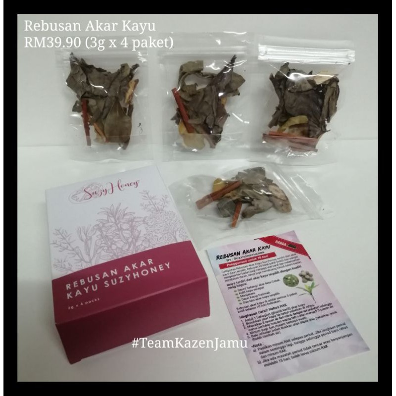 Rebusan Akar Kayu Suzyhoney I Ubat Periuk I Campuran Akar Kayu | Shopee ...