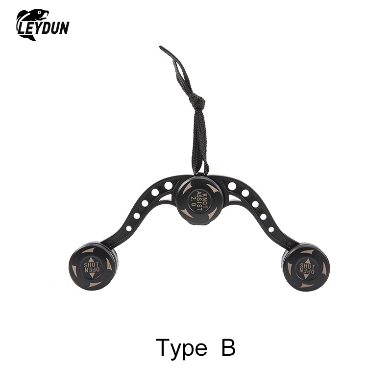 LEYDUN Hot Fishing Tools GT FG PR Knotter Assist Line Leader Connection Knotting Machine Bobbin ...