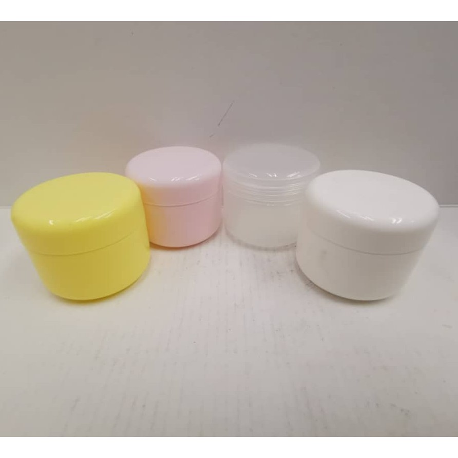 ROUND PLASTIC CREAM CONTAINER 50G | Shopee Malaysia