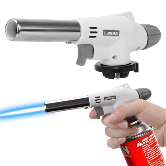 🔥READY STOCK🔥 METAL GUN TORCH FLAME IGNITION LIGHTER BUTANE GAS WELDING ...