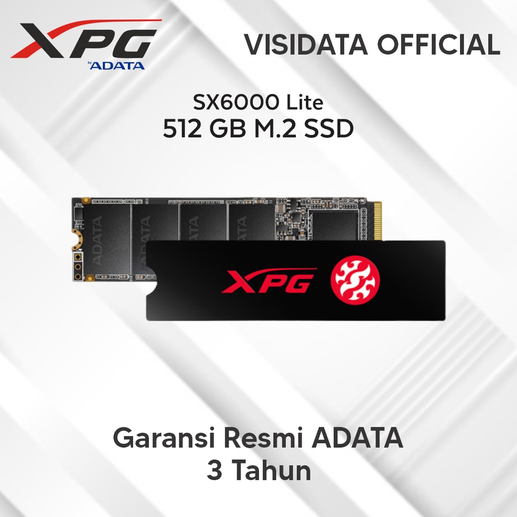 Ssd ADATA XPG SX6000 Lite 512GB - SSD M.2 NVMe PCIe Gen 3x4 | Shopee Malaysia