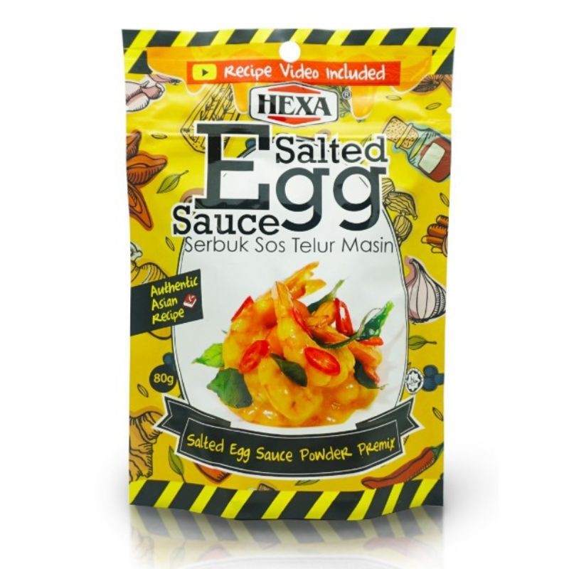 Hexa Salted Egg Sauce Premix/Serbuk Sos Telur Masin (80g) | Shopee Malaysia