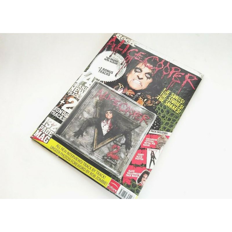 ALICE COOPER : LIMITED EDITION COLLECTOR'S PACK CD+MAGAZINE+GOODIE-(💯 ...