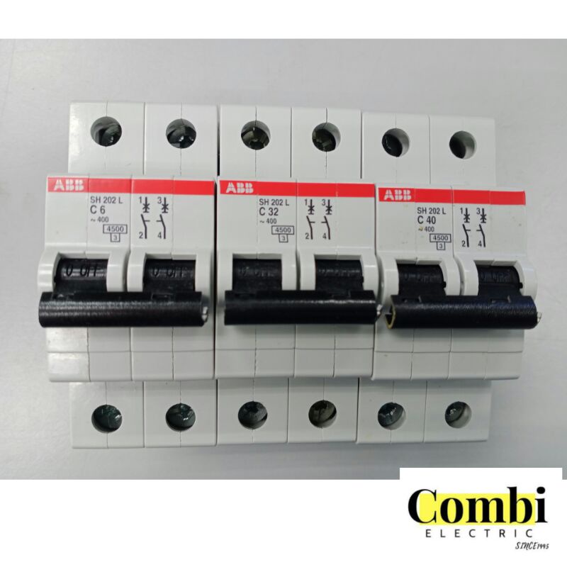 ABB MCB SH202L 4.5KA 6A / 32A / 40A 2 POLE MCB | Shopee Malaysia