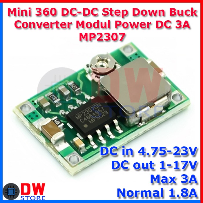 2a MINI 360 LM2596 DC-DC STEP DOWN SUPER MINI CONVERTER REGULATOR ...