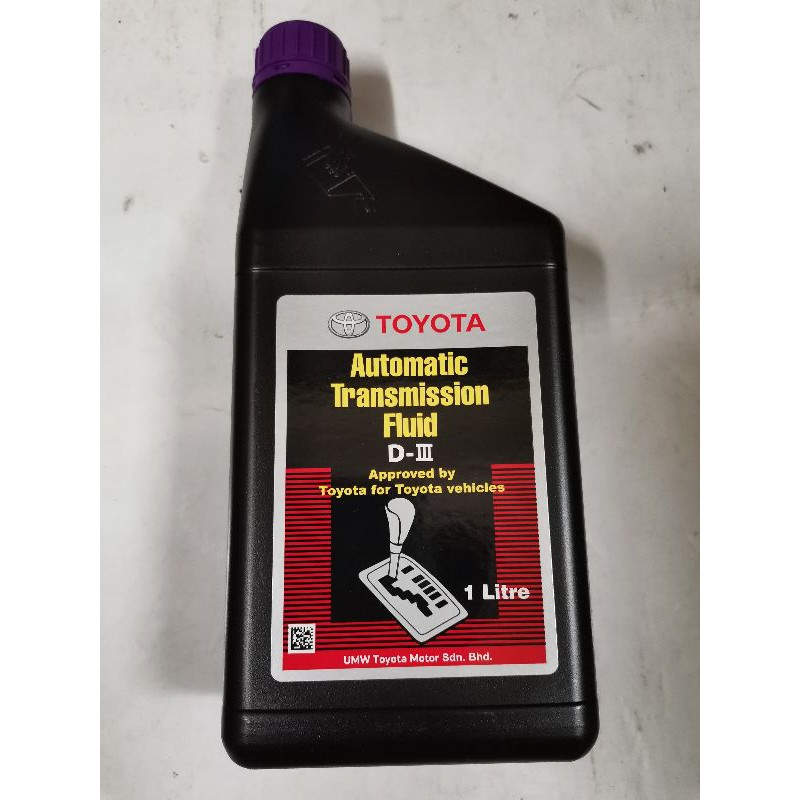 GENUINE TOYOTA AUTOMATIC TRANSMISSION FLUID D-III ATF D3 08886-1LDX3 ...