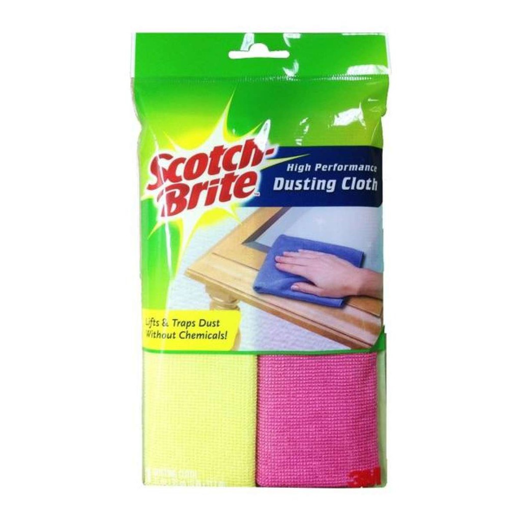 3M Scotch Brite Dusting Cloth - (2pc / pack) | Shopee Malaysia