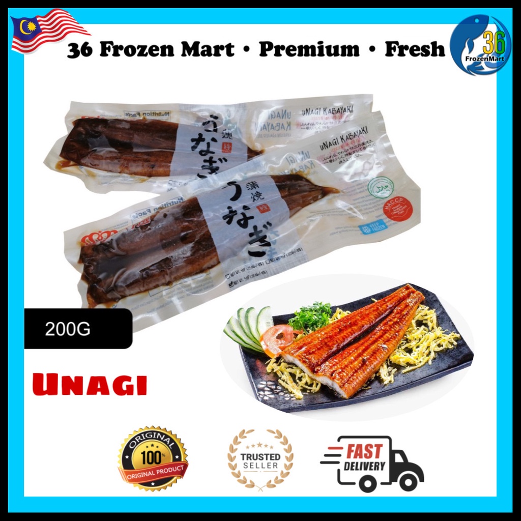 Premium Roasted Unagi Kabayaki 200g/pack Halal Sushi Japanese Food ...