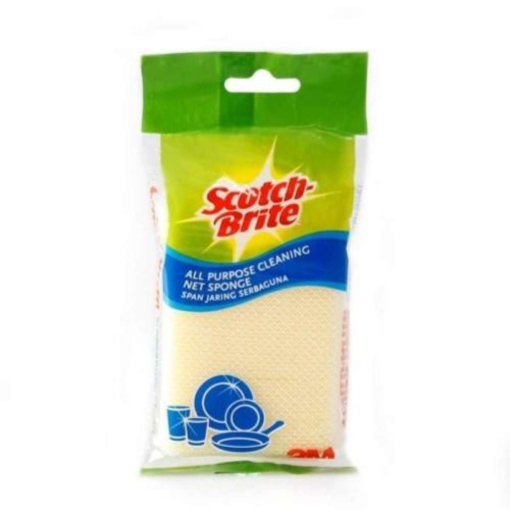 3M Scotch Brite All Purpose Cleaning Net Sponge (1pc / pack) | Shopee ...