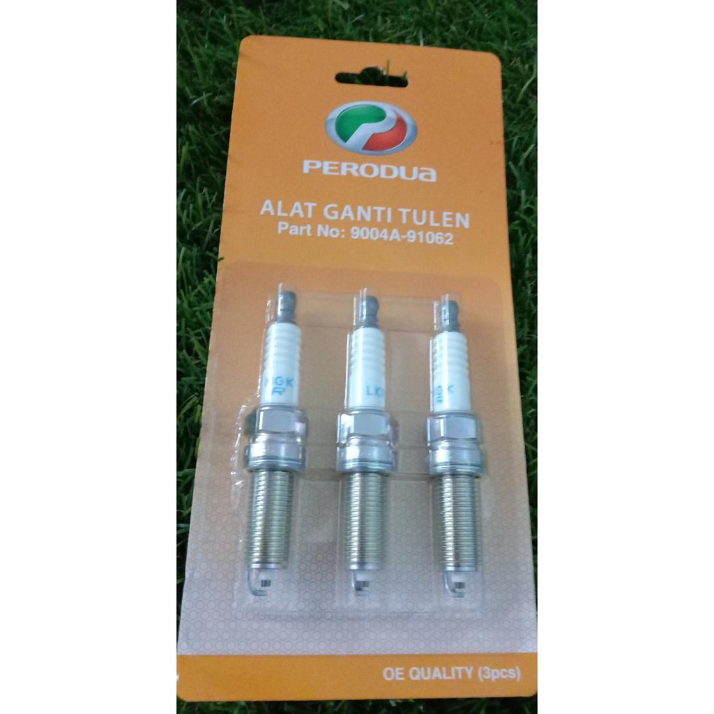 PERODUA Spark Plug SET FOR AXIA / BEZZA 1.0 (9004A-91062)(100% ORIGINAL ...