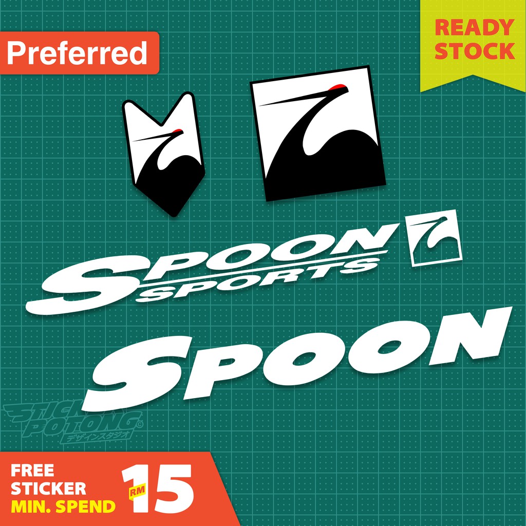SPOON / SPOON SPORT (STICKER POTONG) | Shopee Malaysia