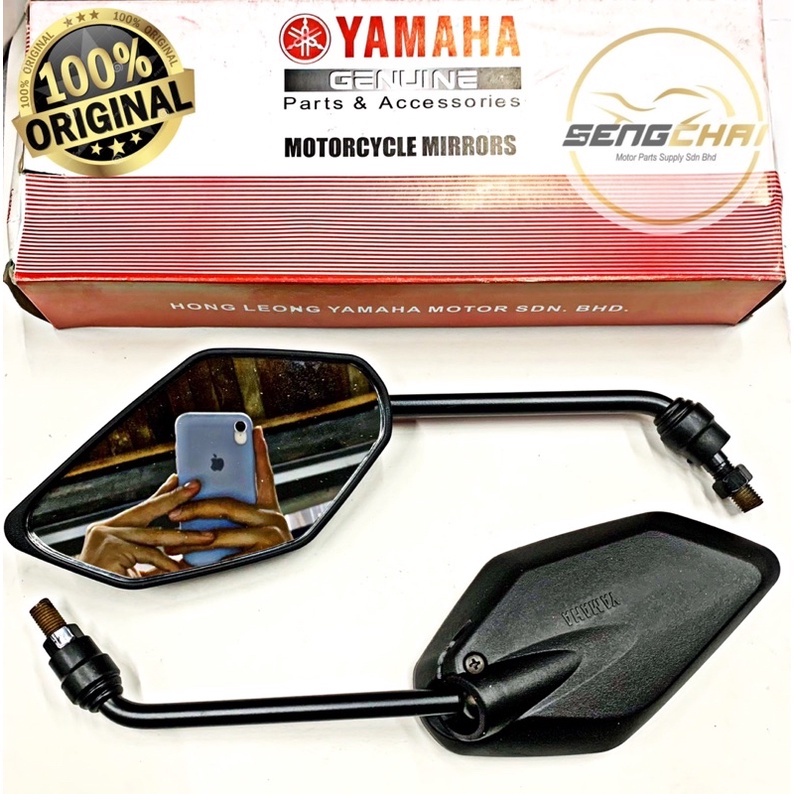 YAMAHA LC135/SRL115FI/EGO AVANTIZ SOLARIZ SIDE MIRROR ORIGINAL 100% ...