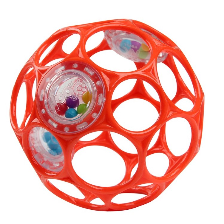 Oball Rattle Easy Grasp Baby Toys - Green/Teal/Red/Pink/Blue/Yellow ...