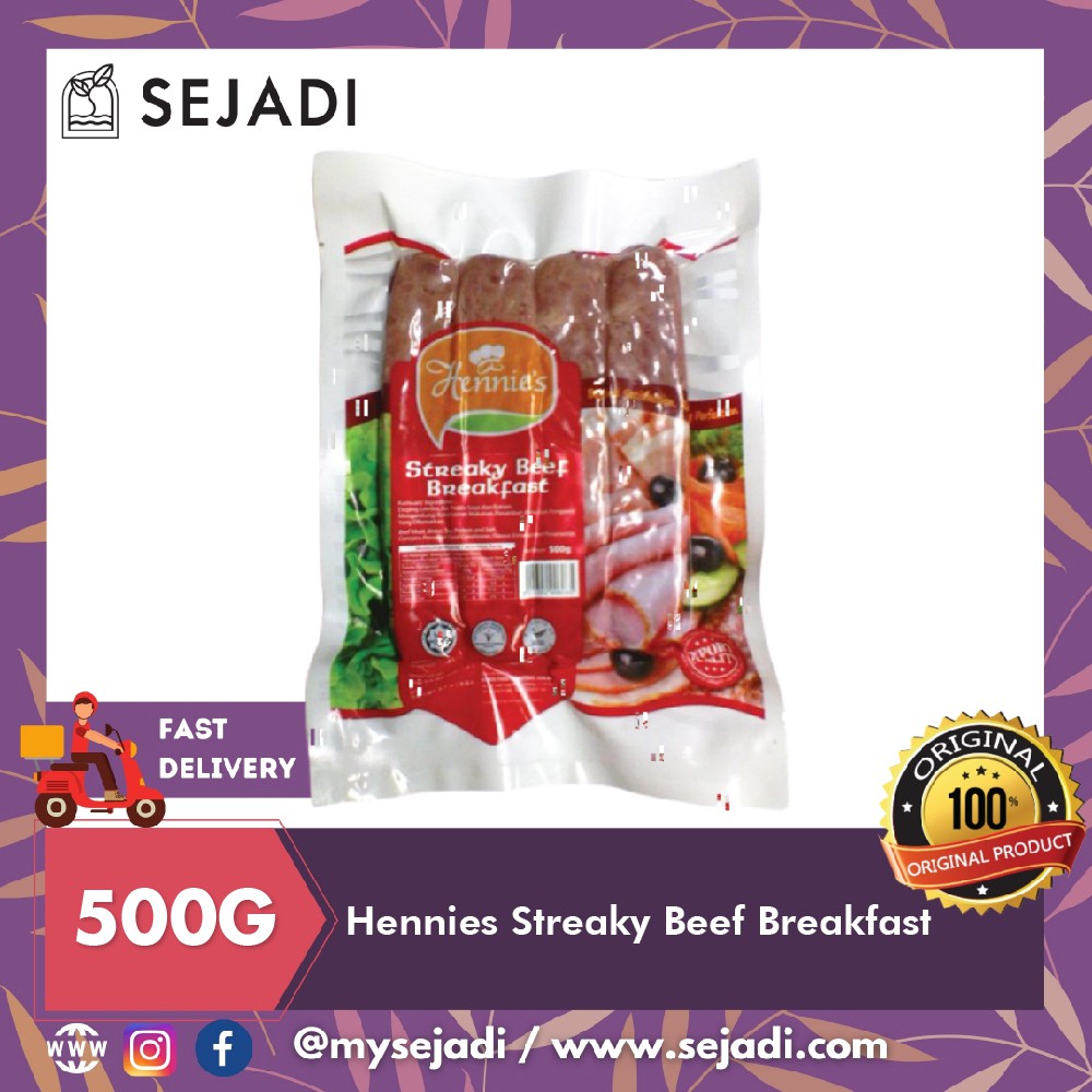 Hennies Streaky Beef Breakfast (500g per pkt) (Klang Valley Only ...